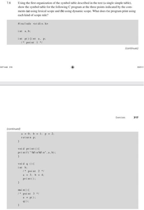 Solved 7.10 7.11 7.12 7.13 Describe the problem with dynamic | Chegg.com