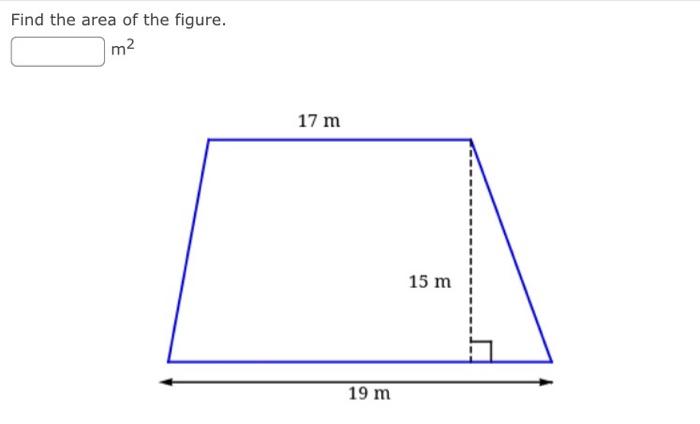Solved Find the area of the figure. m2 | Chegg.com