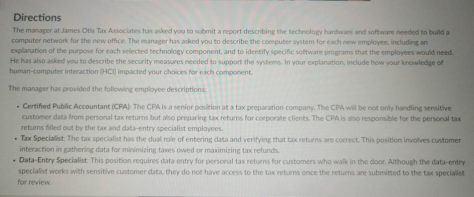 Solved Scenario You are working as a contracted information | Chegg.com