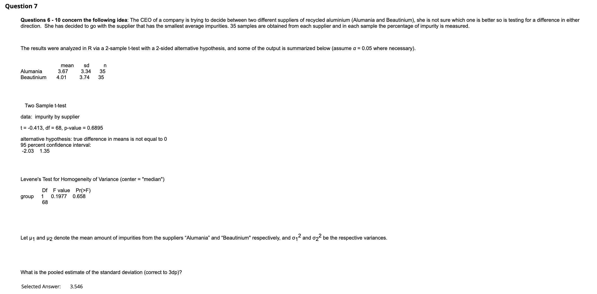 Solved Question 7direction. She has decided to go with the | Chegg.com