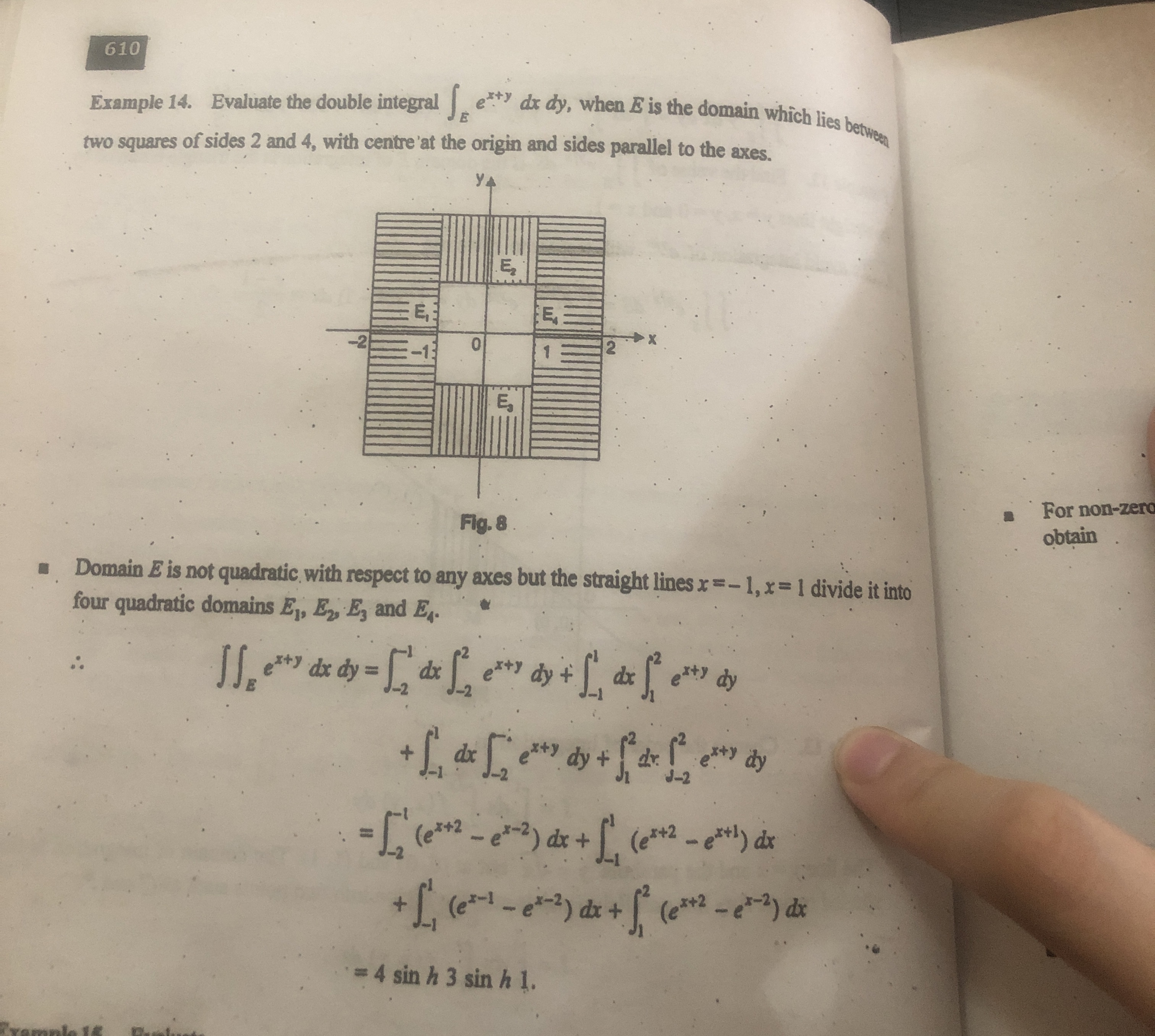 Solved 610Example 14. ﻿Evaluate the double integral | Chegg.com