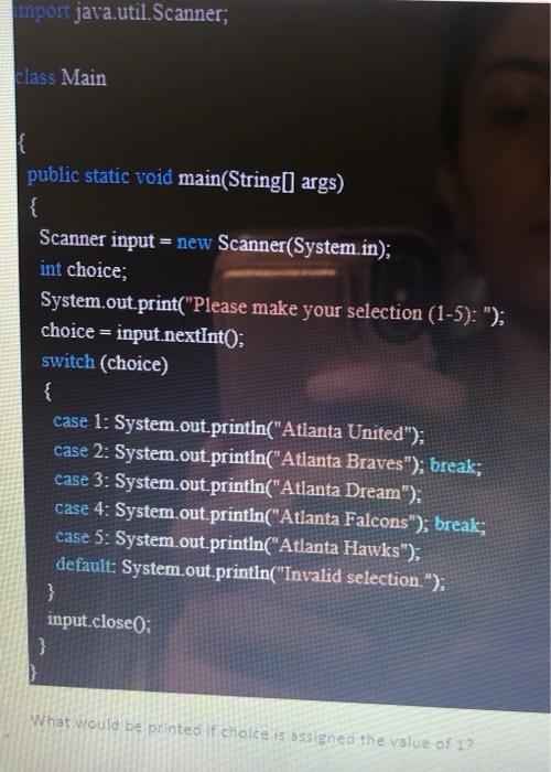 Solved Import java.util.Scanner; Class Main { public static | Chegg.com