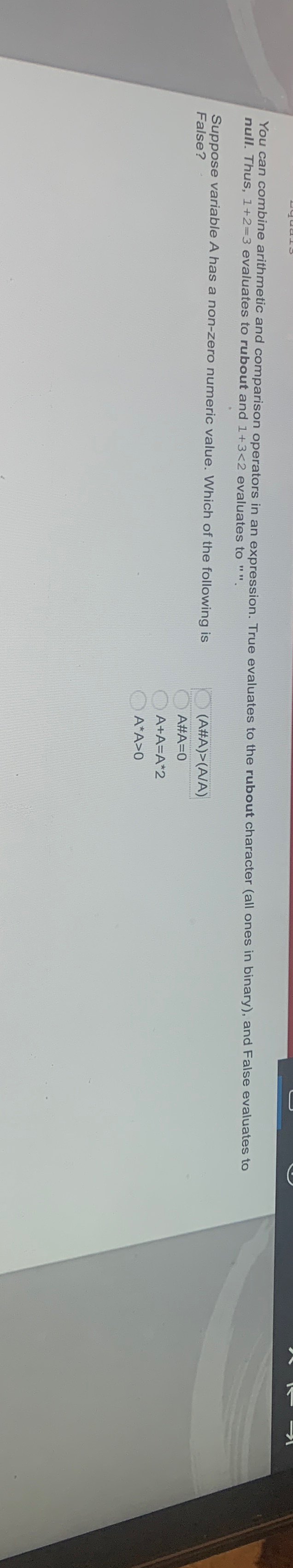 Solved You can combine arithmetic and comparison operators | Chegg.com