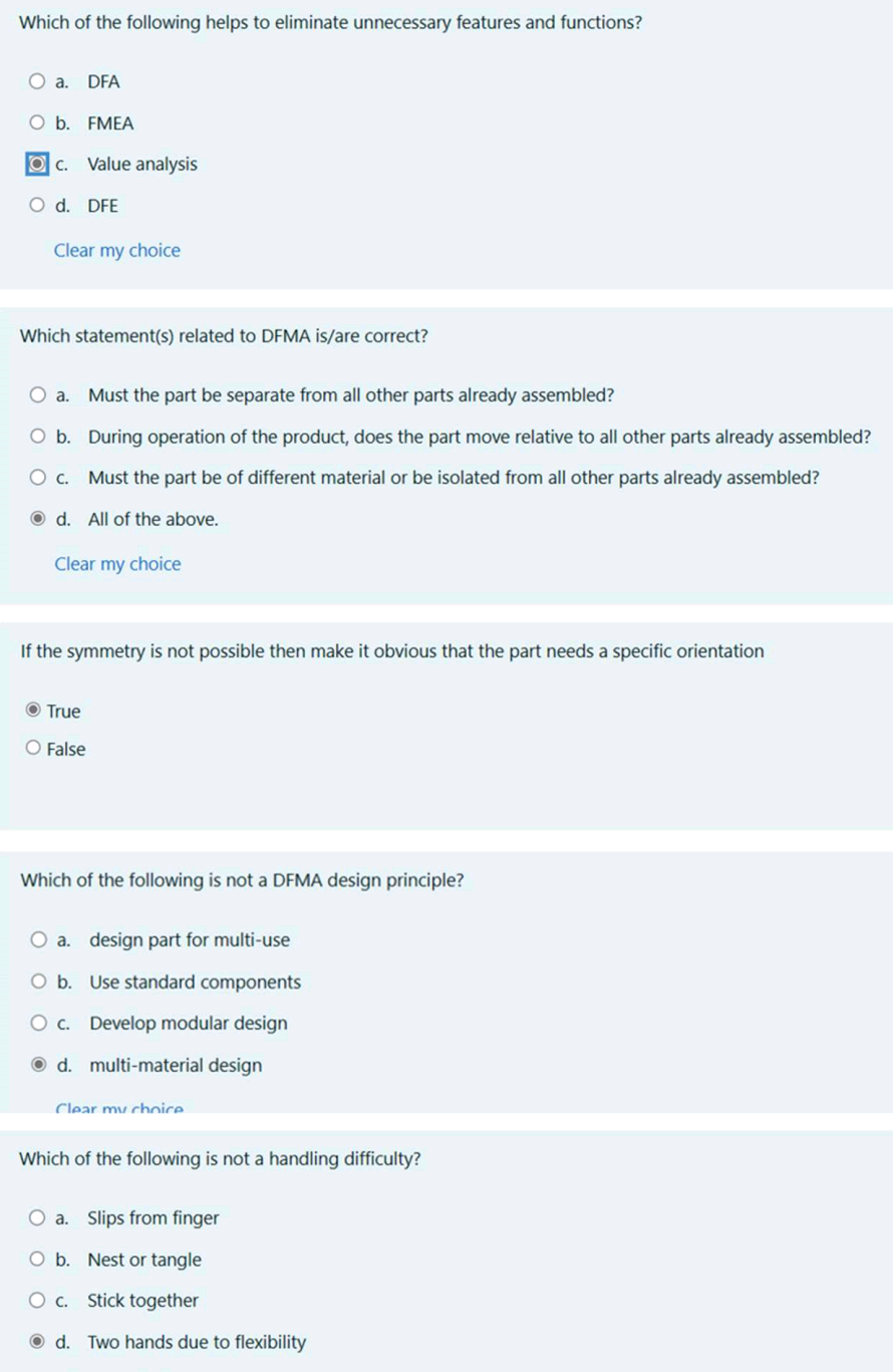 Solved Which of the following helps to eliminate unnecessary | Chegg.com