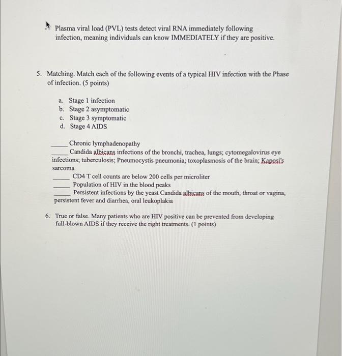 Solved INFECTIOUS DISEASE CASE STUDY 24: HIV Infection | Chegg.com