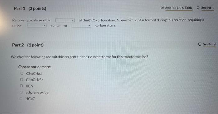Solved 4 Question (6 points) a Seepage 1026 Many organic | Chegg.com