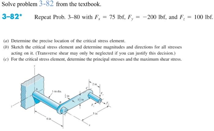 Solved Solve problem 3-82 from the textbook. 3-82* Repeat | Chegg.com