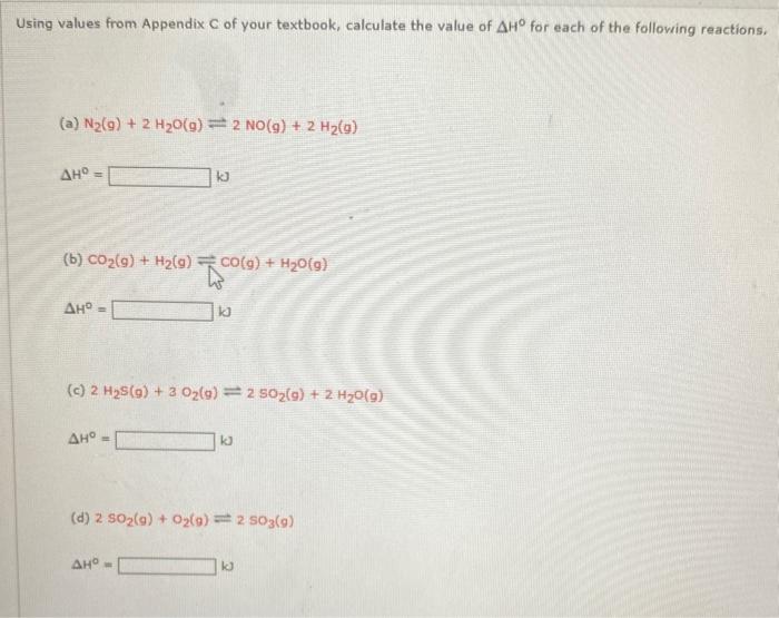 Using values from Appendix C of your textbook, | Chegg.com