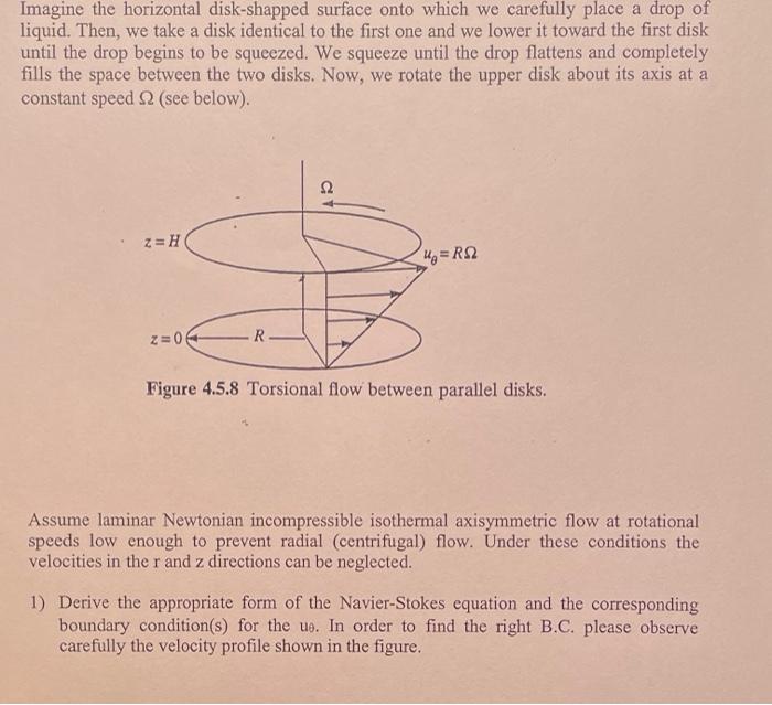 Solved Imagine the horizontal disk-shapped surface onto | Chegg.com