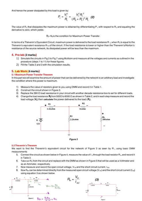 Solved 1. Objective (1) To verify Thevenin's theorem by | Chegg.com