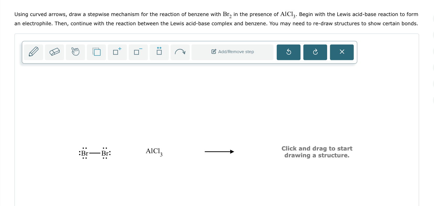 Solved . ﻿Using curved arrows, draw a stepwise mechanism for | Chegg.com