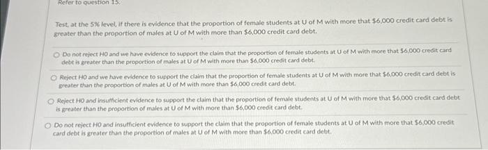 Solved Questions 15-21 are based on the following scenario. | Chegg.com