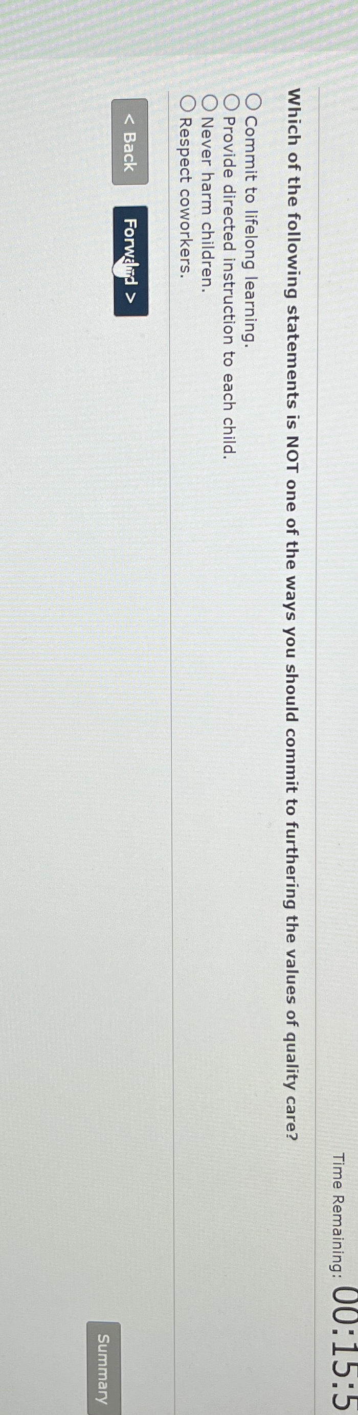 Solved Time Remaining:Which of the following statements is | Chegg.com