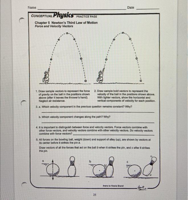 Solved Chapter 5 Newton's Third Law of Motion Force and | Chegg.com
