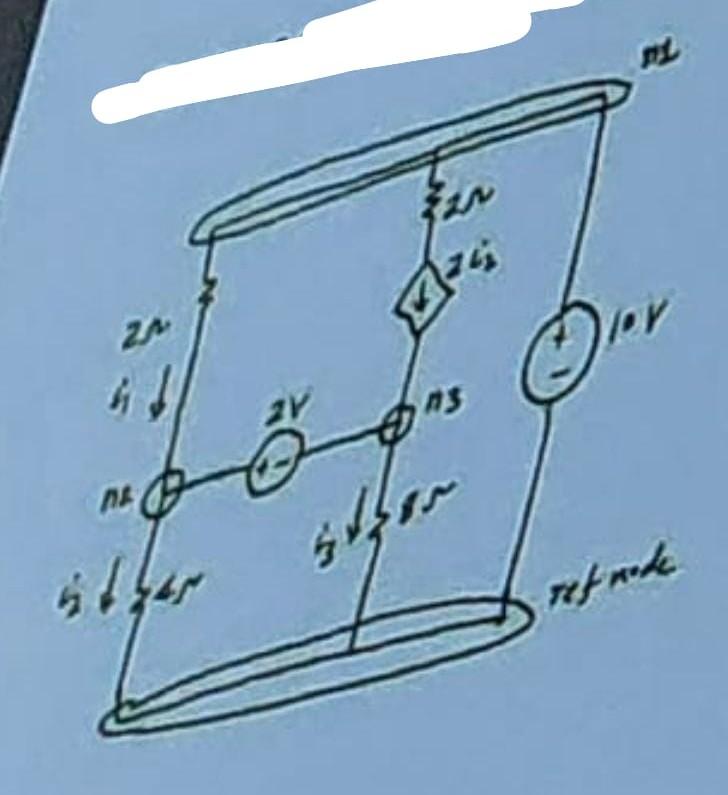 Solved Solve Both Using Node Voltage Method Please Asap 6315
