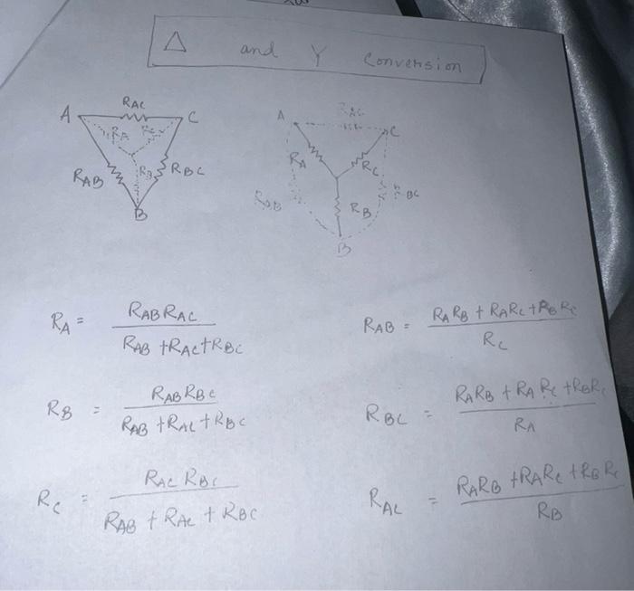 Solved Lab # 4 Delta-Wye Conversion Objective: To show that | Chegg.com