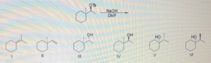Solved OTS NaOH DMF он он HO и НО III IV M | Chegg.com