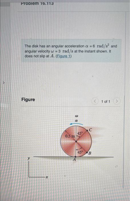 Solved The disk has an angular acceleration α=6rad/s2 and | Chegg.com