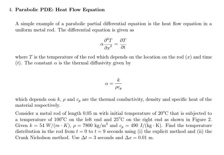 Solved Parabolic PDE Heat Flow Equation A Simple Example Of Chegg solved-parabolic-pde-heat-flow-equation-a-simple-example-of-chegg