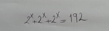 Solved 2x+2x+2x=192 | Chegg.com
