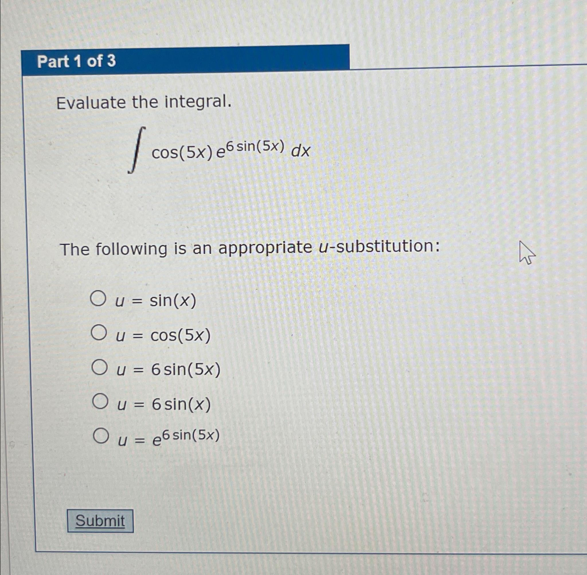 Solved Part 1 ﻿of 3Evaluate the | Chegg.com