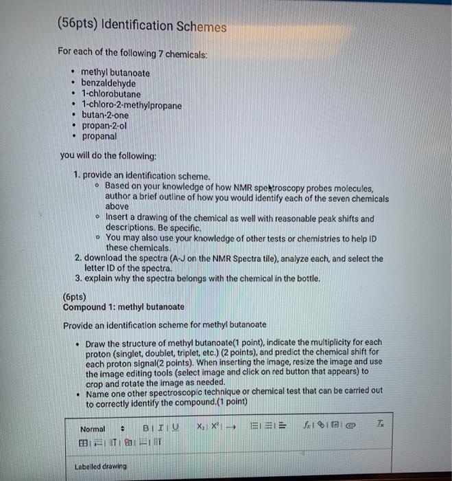 Solved (56pts) Identification Schemes For each of the | Chegg.com