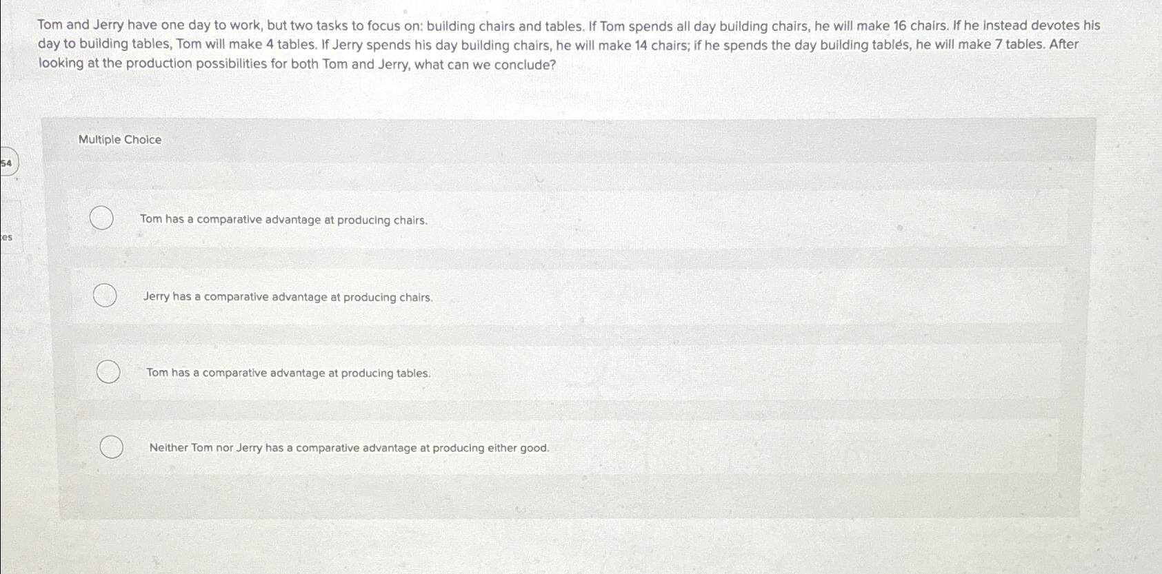 Solved Tom and Jerry have one day to work, but two tasks to | Chegg.com