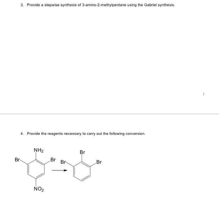 Solved 3. Provide a stepwise synthesis of | Chegg.com