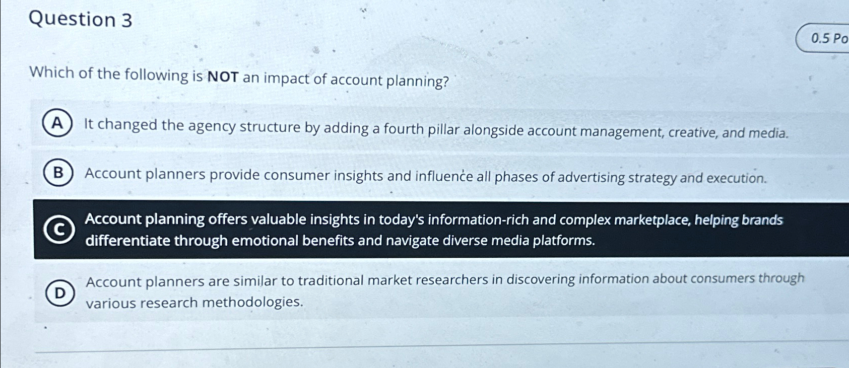 Solved Question 3Which of the following is NOT an impact of | Chegg.com