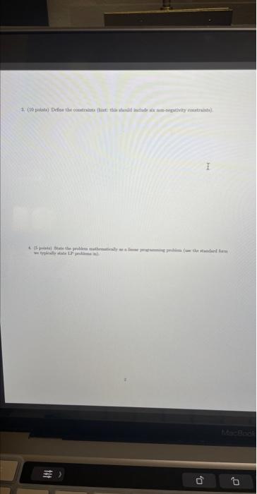 Solved (Completed Excel document must be submitted to | Chegg.com