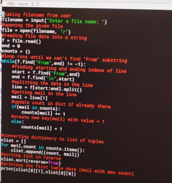 Solved Revise a previous program as follows: Read and parse | Chegg.com