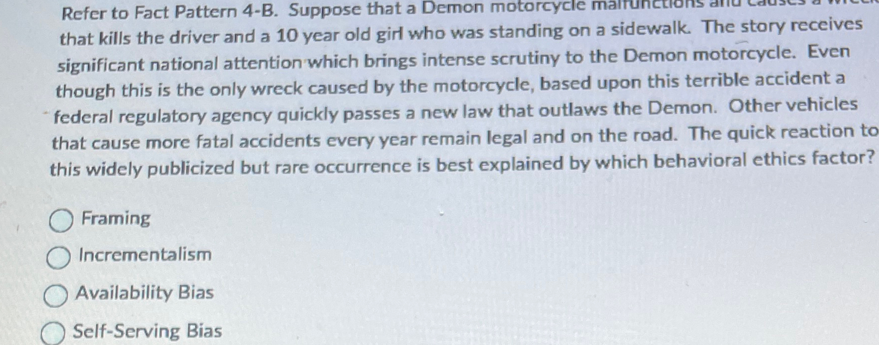 Solved Refer to Fact Pattern 4-B. ﻿Suppose that a Demon | Chegg.com