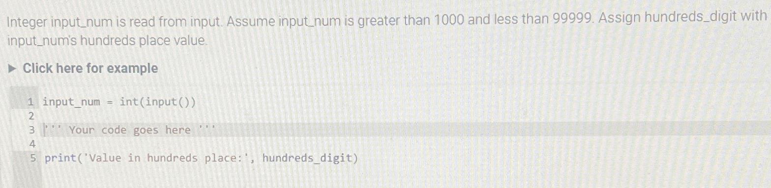 Solved Integer input_num is read from input. Assume | Chegg.com Solved Integer input_num is read from input. Assume | Chegg.com