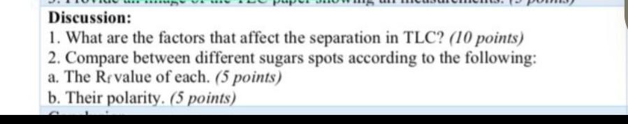 Solved Results: - 1.calculation of the Rf values of the | Chegg.com