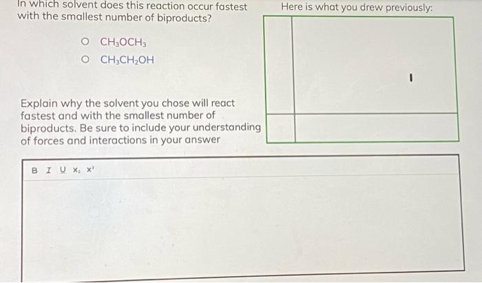 Solved For this reaction: CH3Br + CH3S* CHCH2OH CH SCH3 + Br | Chegg.com