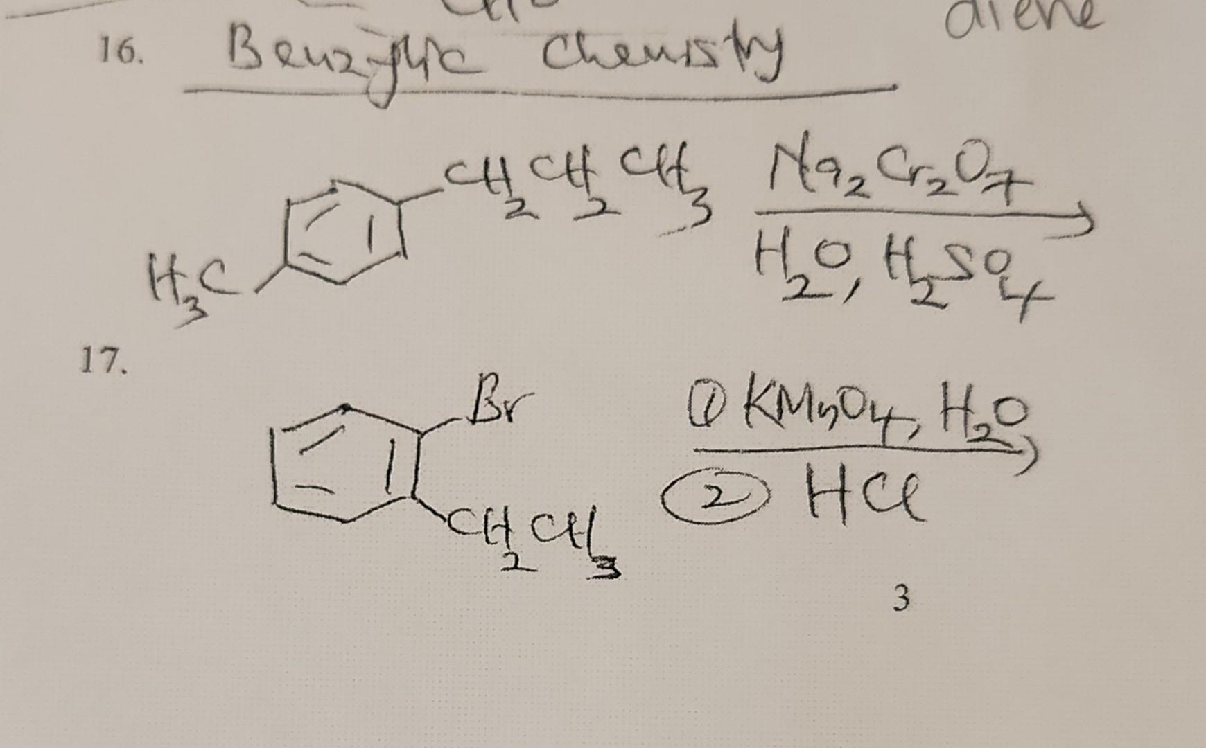 Solved H3C Iㅓㄴ CH2CH3H2O,H2SO4CH3Cr2O7c1/−1 Br2 19. | Chegg.com