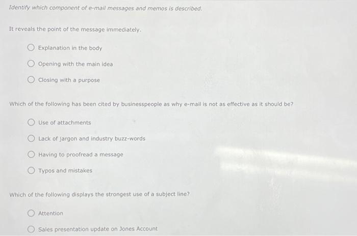 1. Communicating in the Digital Age With E-Mails and | Chegg.com