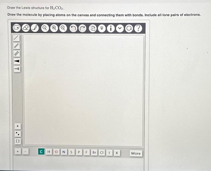 Solved Draw the Lewis structure for H2CO2. Draw the molecule | Chegg.com