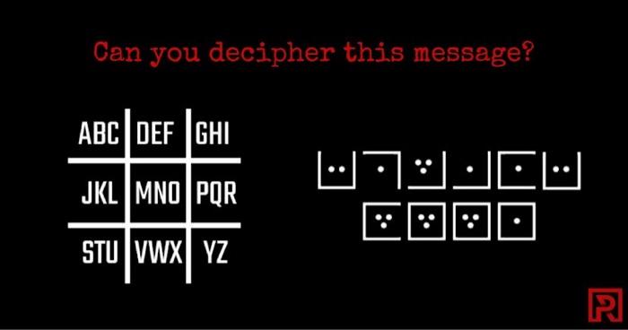 Solved Can you decipher this message? ABC JKL STU DEF | Chegg.com