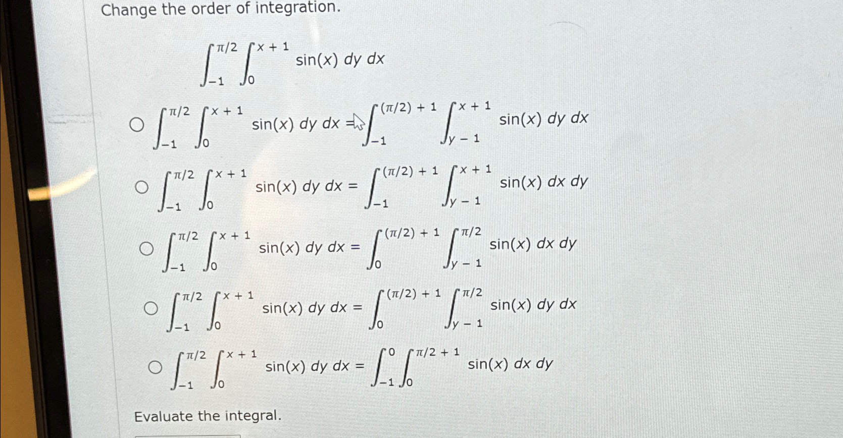 Solved Change the order of | Chegg.com