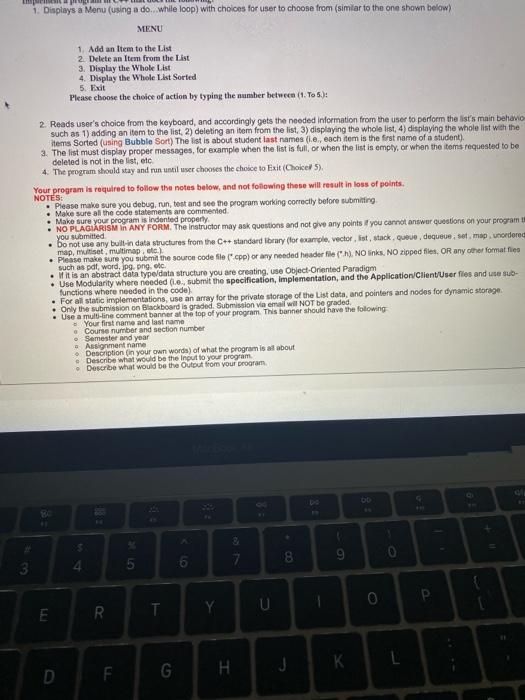 Solved Sorted Listadt Using Bubble Sort Program Assignment