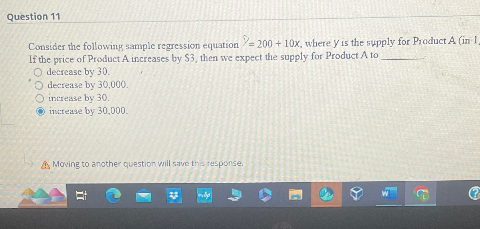 Solved Question 11Consider the following sample regression | Chegg.com