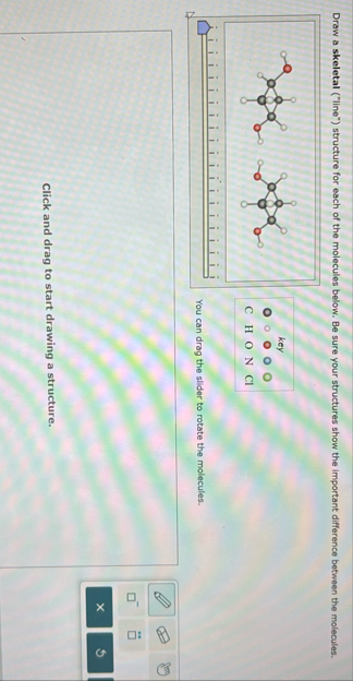 Solved Draw a skeletal structure for each of the molecules | Chegg.com