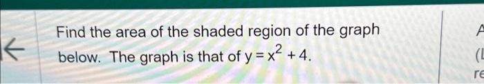 ← Find the area of the shaded region of the graph 2 | Chegg.com