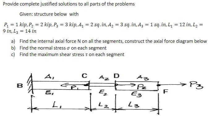 Solved Provide complete justified solutions to all parts of | Chegg.com