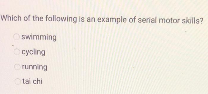 Solved Which of the following is an example of serial motor | Chegg.com