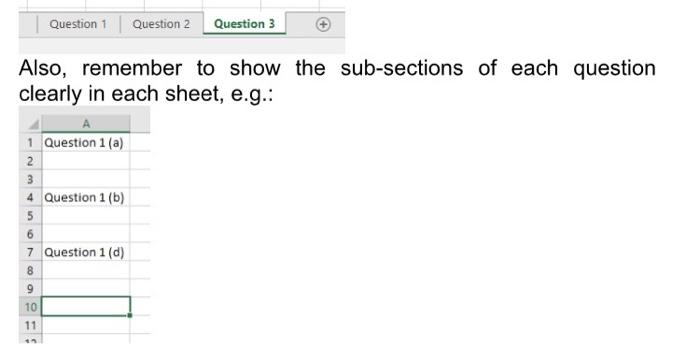 Solved Please do the following questions on excel (look at | Chegg.com