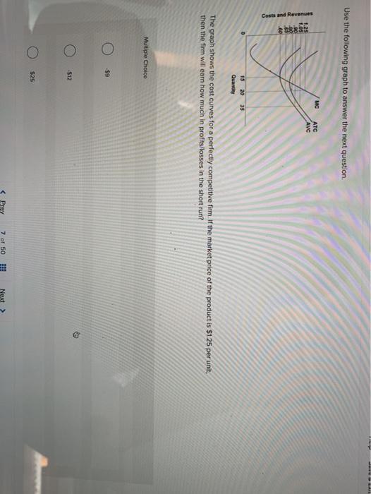 Solved Use the following graph to answer the next question | Chegg.com
