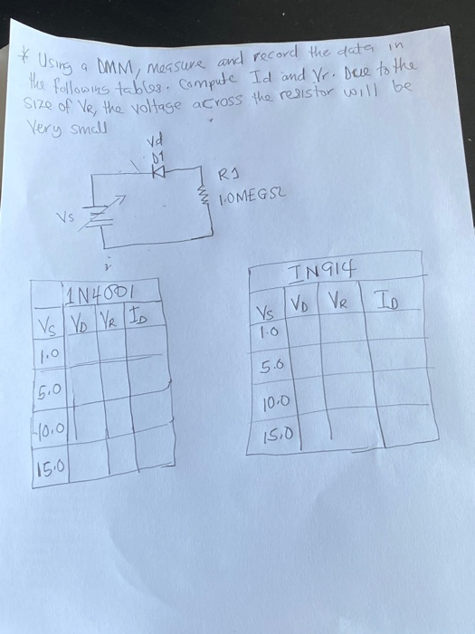 Solved Size of VR, the voltage across the resistor will be | Chegg.com