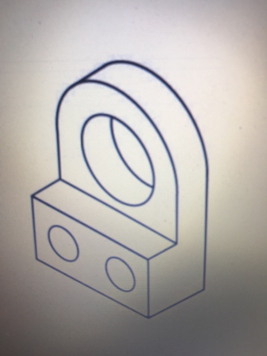 Solved Student Name 1. Draw the three views (top, front and | Chegg.com